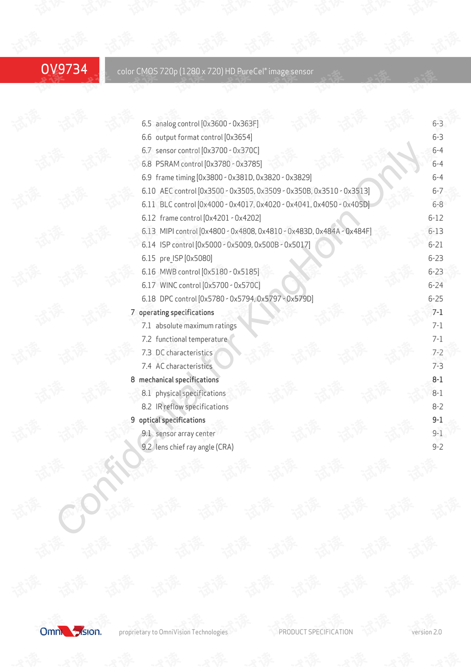 OV9734DATASHEET，完整规格书-网络监控文档类资源-CSDN下载