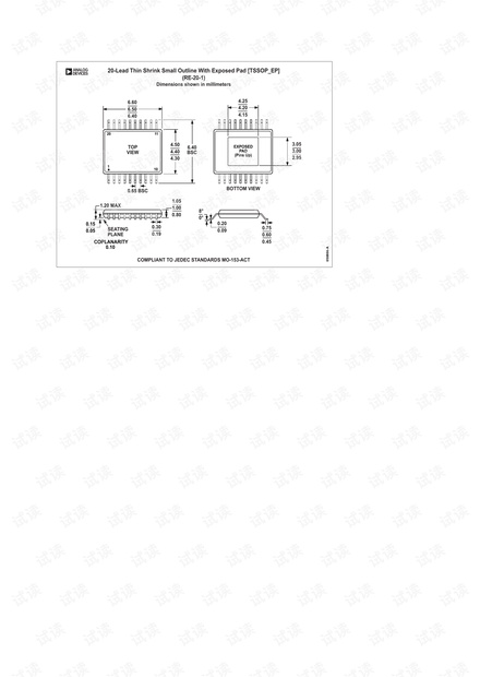 TSSOP封装尺寸标准及应用 资源-CSDN下载