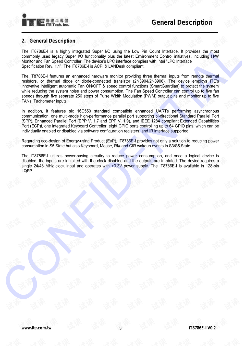 IT8786E-I工控主板Super I/O芯片详解 - CSDN文库