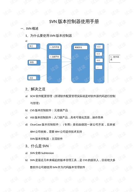 SVN新手指南：安装、工作流程与汉化详解 - CSDN文库