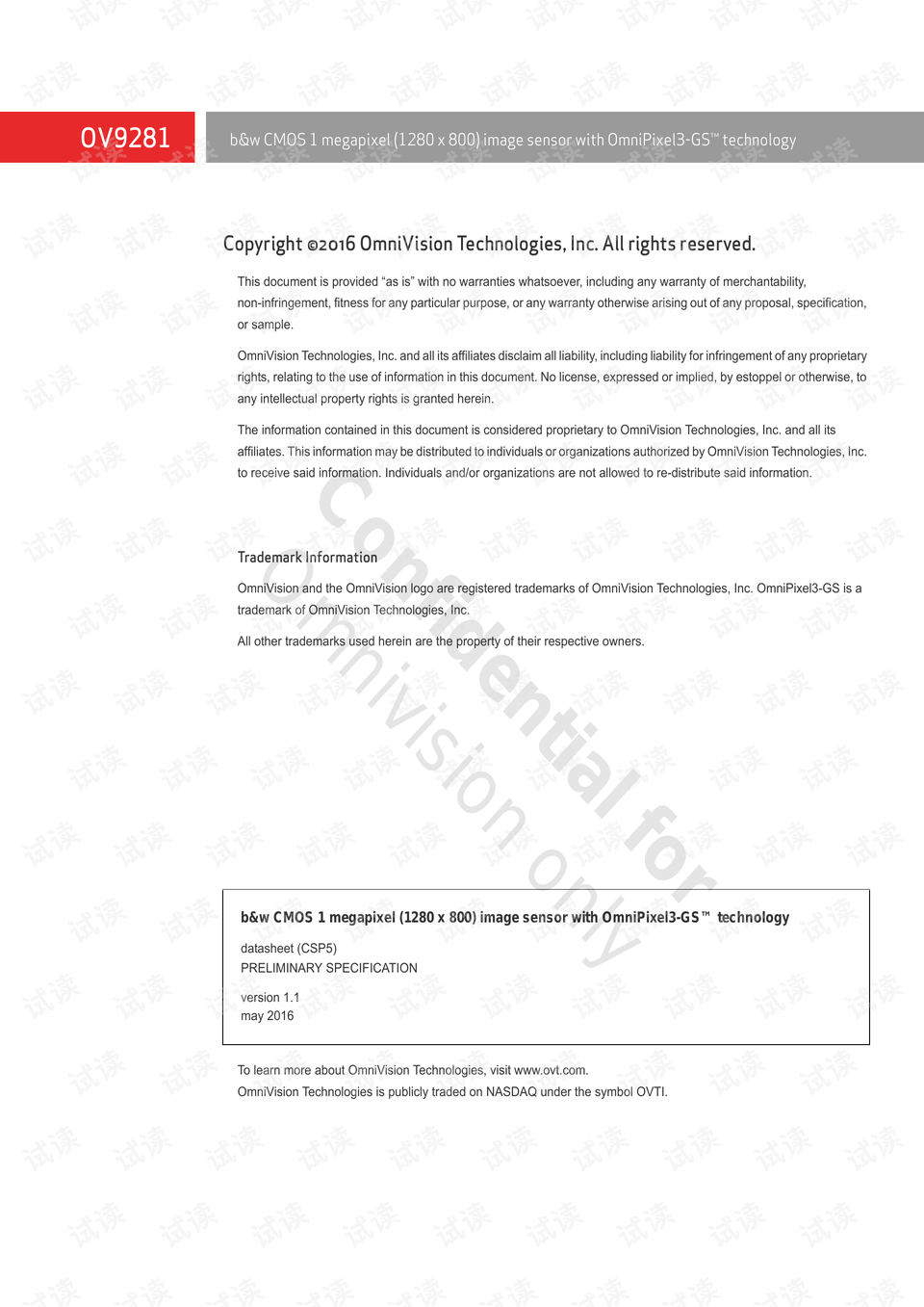 OV9281DATASHEET_OV9281资源-CSDN下载