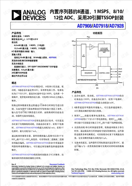 Ad7928数据手册中文版ad7928资源 Csdn文库 资源 Csdn文库