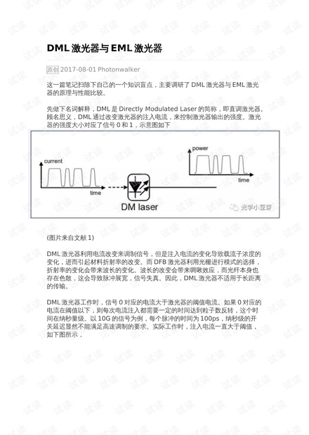 DML与EML激光器的介绍_dml和eml区别,eml和dml资源-CSDN下载