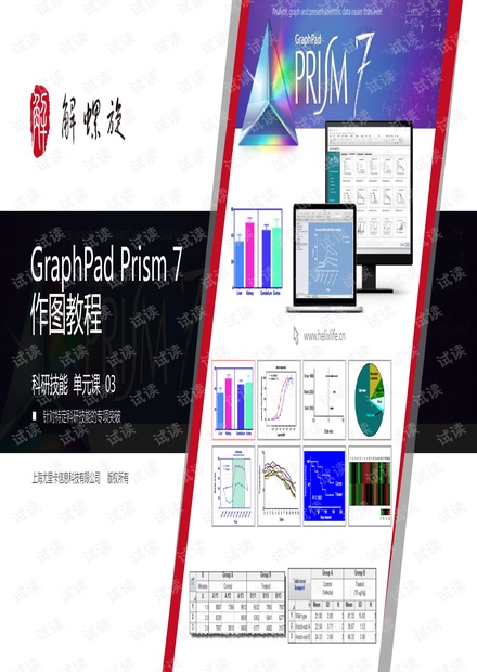 GraphPad Prism 7入门教程：全面掌握科研图表制作 - CSDN文库