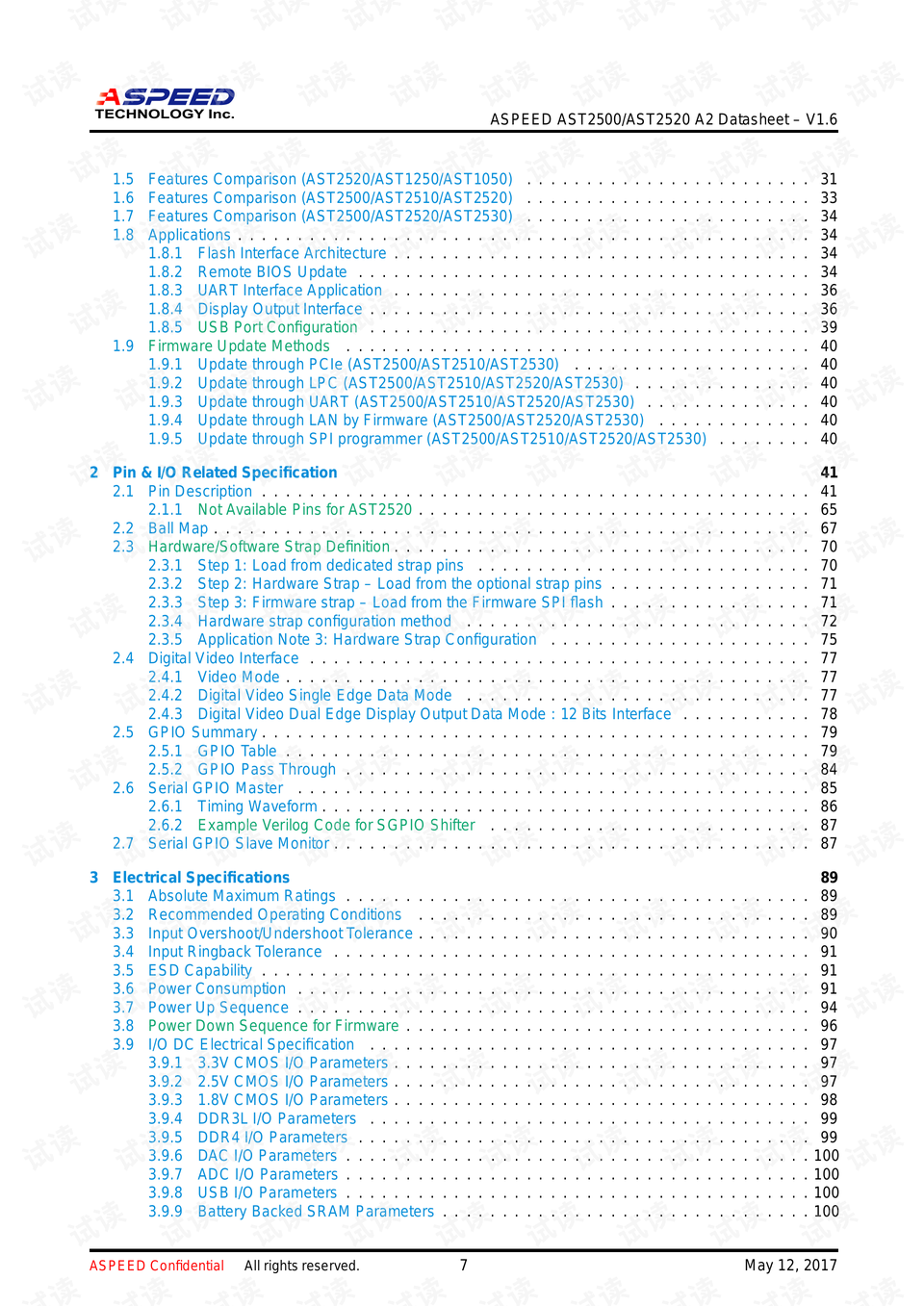 aspeedAST2500/AST2520v16带水印datasheet_ast2500-Linux文档类资源-CSDN下载