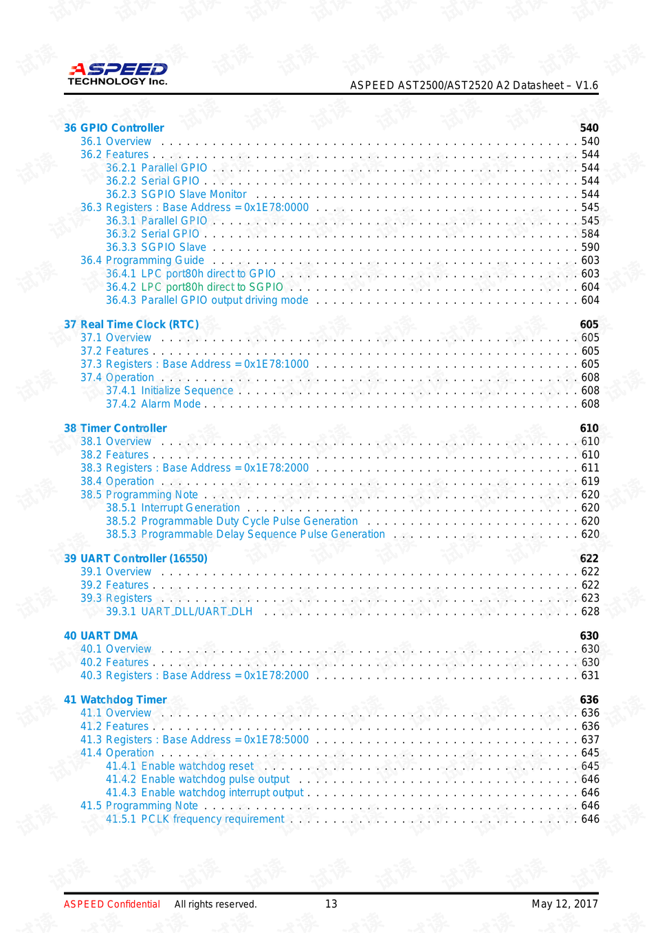 aspeedAST2500/AST2520v16带水印datasheet_ast2500-Linux文档类资源-CSDN下载
