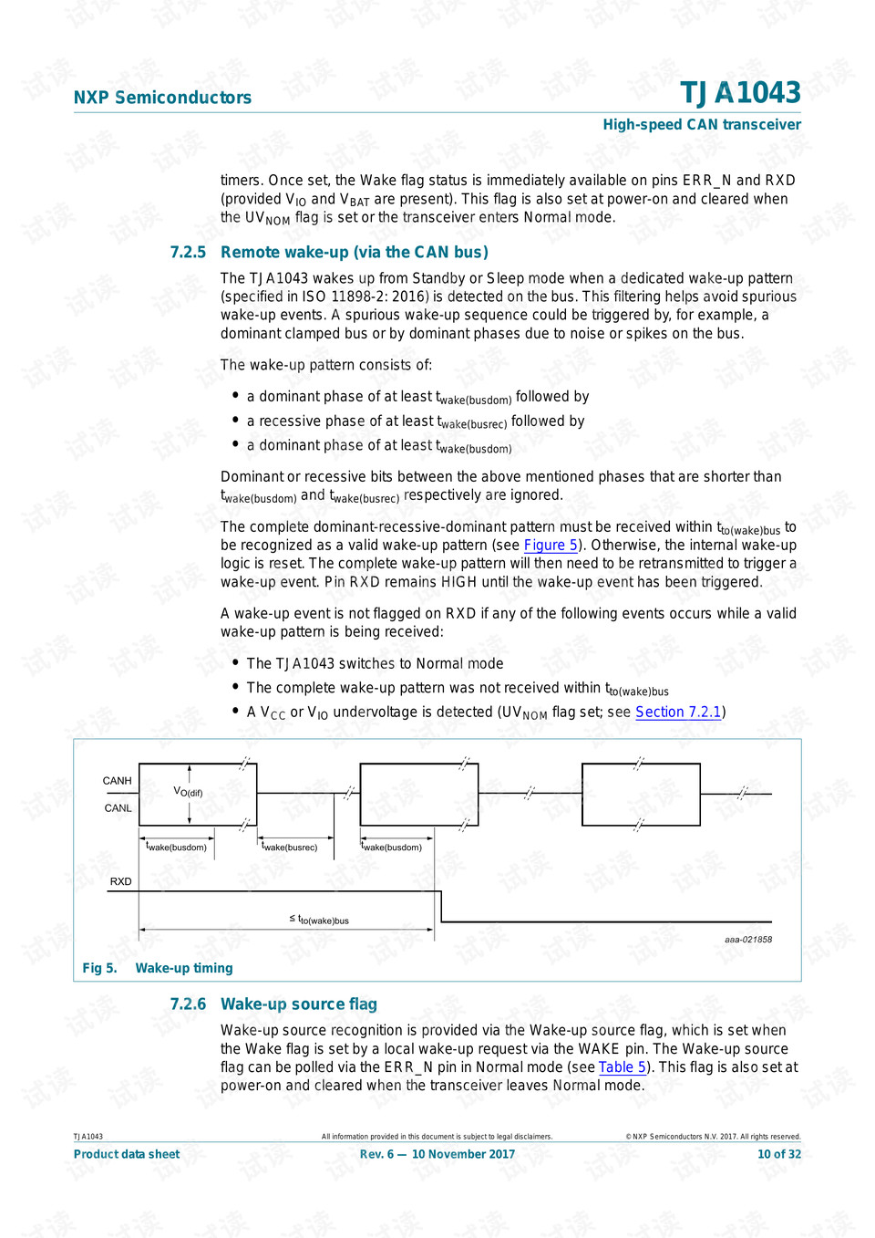 TJA1043datasheetREV6_tja1043t唤醒原理-其它文档类资源-CSDN下载