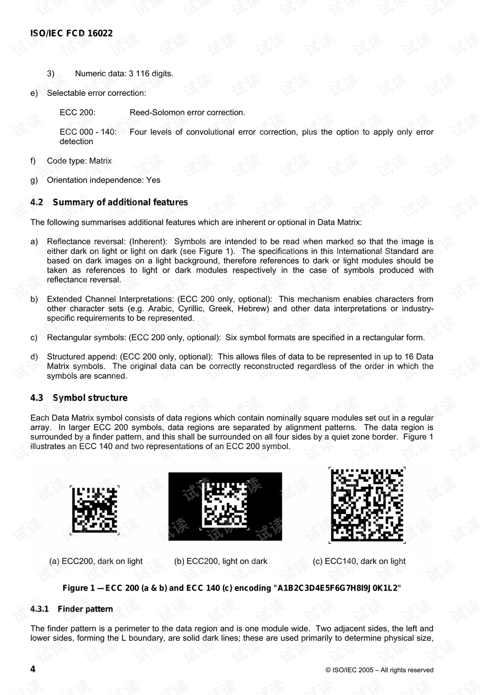 Datamatrix码标准规范-ISO/IES:16022(2006)-编解码文档类资源-CSDN下载