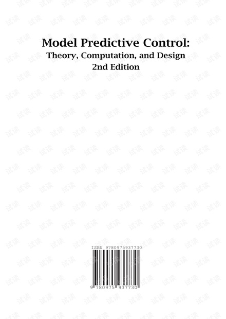 ModelPredictiveControl,Theory,Computation,anddesign(JamesB.Rawlings)_MPC:Theory,Computation ...