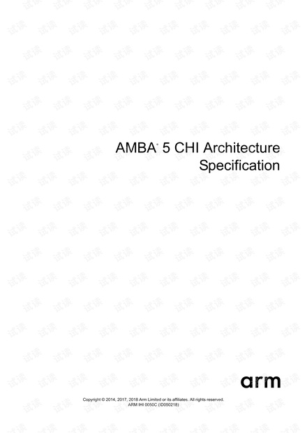 IHI0050C_amba_5_chi_architecture_spec.pdf资源-CSDN下载