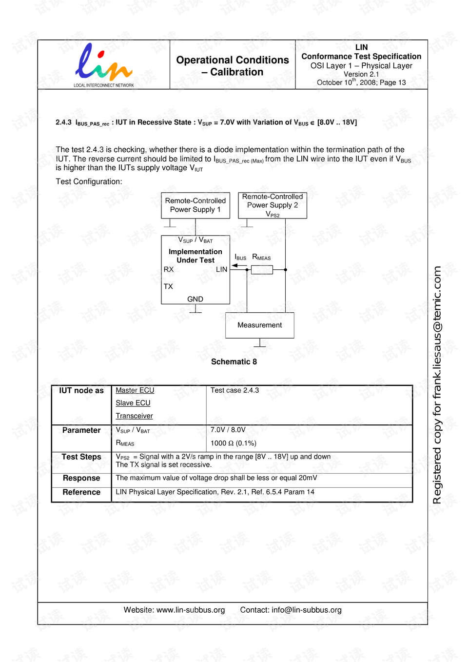 Lin Conformance Test Spec 2 1 Pdf 专业指导文档类资源 Csdn下载