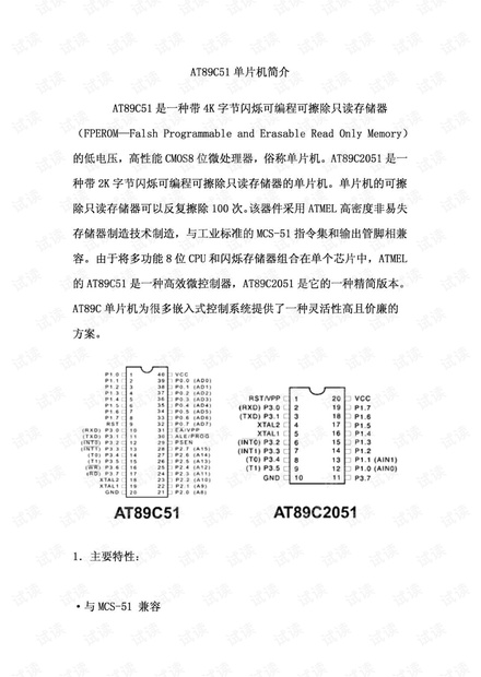 AT89C51单片机简介.pdf_at98c51单片机简介资源-CSDN下载