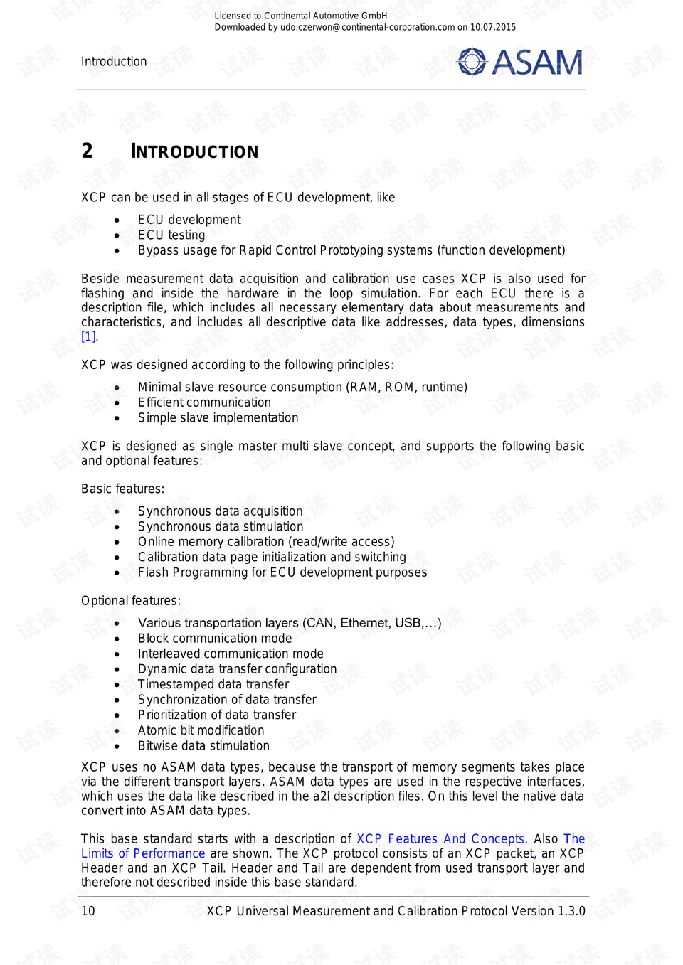 Asam Ae Mcd 1 Xcp Bs Protocol Layer Specification V1 3 0 Pdf C文档类资源 Csdn下载