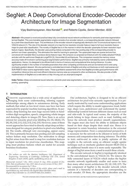 SegNet：深度卷积编码解码器在图像分割中的创新架构 - CSDN文库