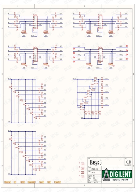 Basys3：Artix-7FPGA训练板原理图.pdf资源-CSDN下载