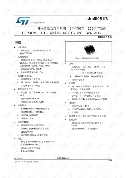 STM8L051F3P6（中文）.pdf_stm8l051f3p6中文资料,stm8l051f3中文资料资源-CSDN下载