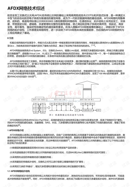 AFDX网络技术综述_AFDX资源-CSDN下载