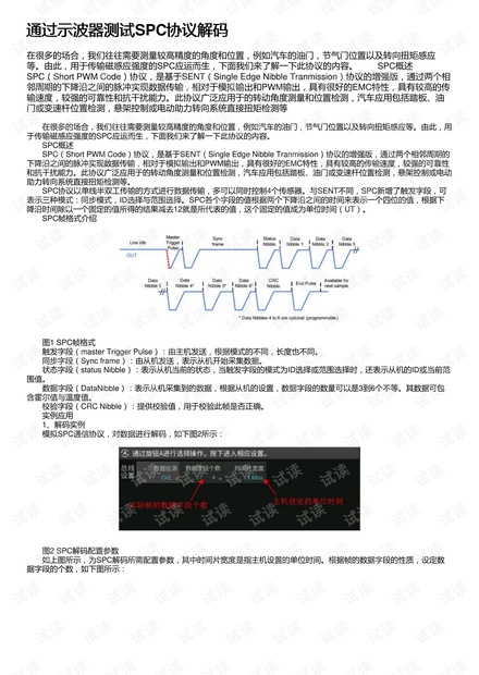 详解SPC协议：高精度角度与位置测量的关键 - CSDN文库