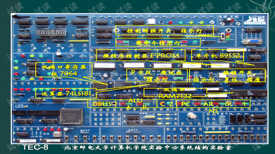 北邮计算机组成原理：TEC-8实验系统详解及各模块实验指南 - CSDN文库