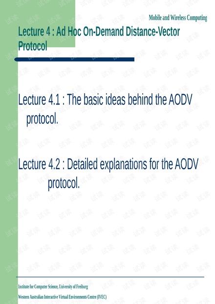 几种无线网络路由协议比较：dsdv,dsr,aodv; - CSDN文库