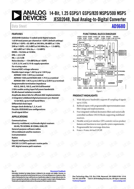 AD9680高性能模数转换器介绍 资源-CSDN下载