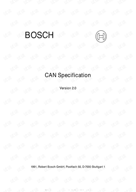 BOSCH_CAN_Specification_Version2.0.pdf_CAN2.0Bspecification资源-CSDN下载