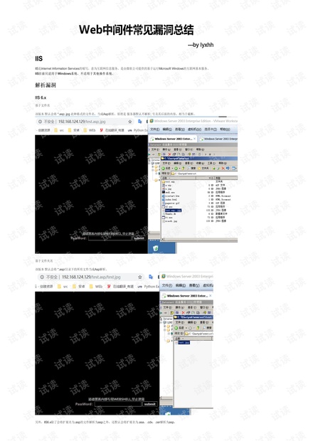 【免费】web中间件常见漏洞总结pdfweb中间件常见漏洞总结pdfweb常见中间件漏洞pdf资源 Csdn文库 资源 Csdn文库 6619