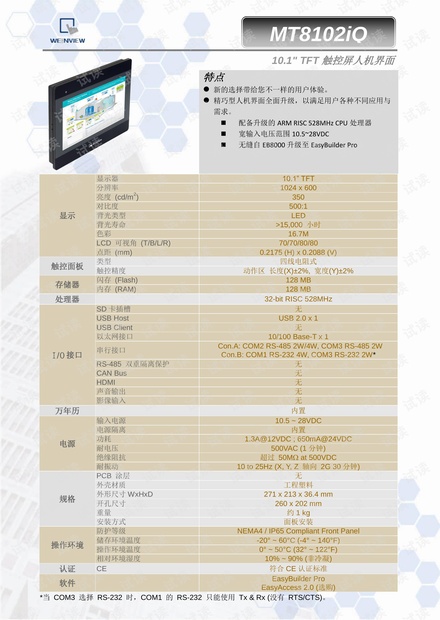 威纶通触摸屏MT8102iQ系列_样本说明_功能简介.PDF_威纶通+MT8102iE+触摸屏触点校准资源-CSDN下载
