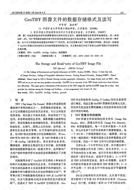 GeoTIFF数据存储格式_geotiff格式文件资源-CSDN下载