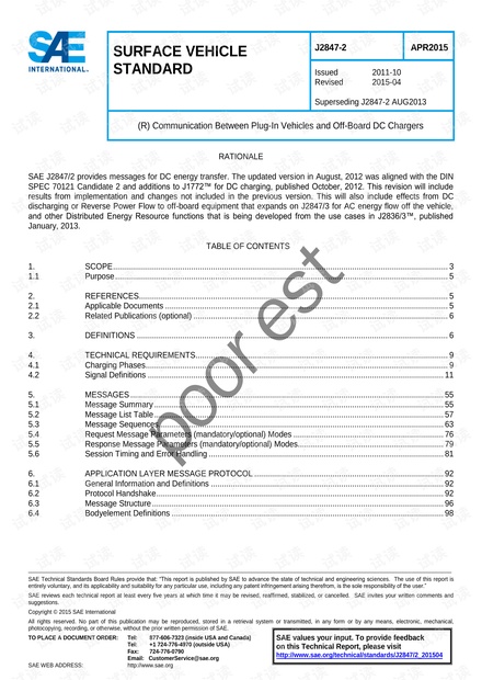 SAEJ2847_2：2015CommunicationBetweenPlug-InVehiclesandOff ...