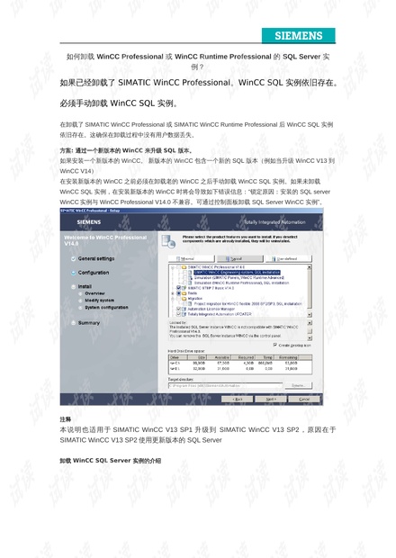 如何卸载WinCCProfessional或WinCCRuntimePro的SQLServer实例？.docx_安装博图请删除sql,请删除 ...
