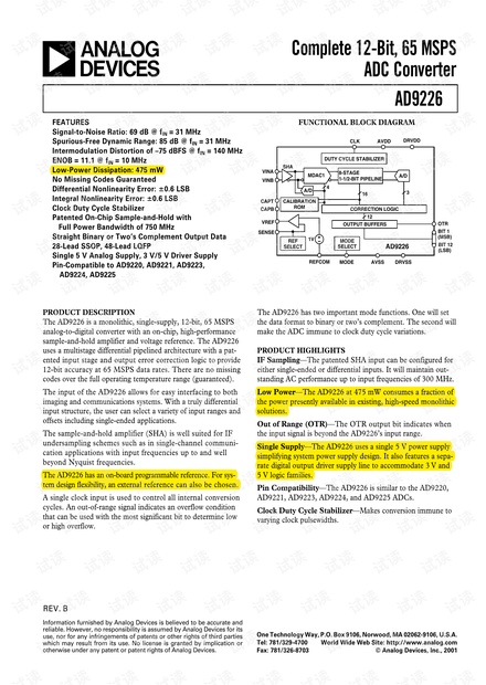 AD9226技术手册.pdf_AD9224资源-CSDN下载