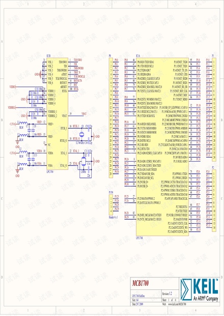 LPC1768开发板MCB1700的详细原理图 - CSDN文库