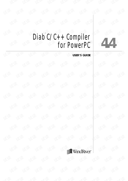 DiabC/C++CompilerforPowerPC_windRiver用于C/C++开发资源-CSDN下载