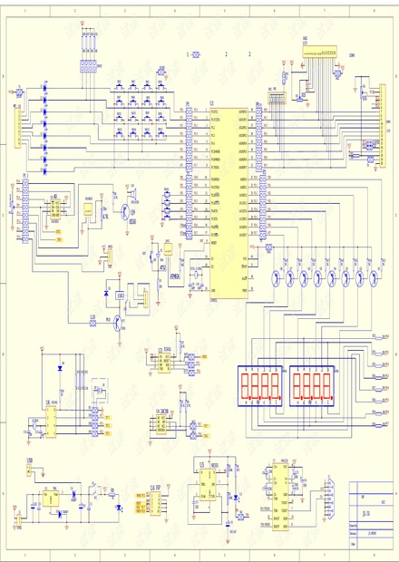 at89c51单片机开发板原理图_at89c51开发板原理图,89c51单片机开发板原理图资源-CSDN下载
