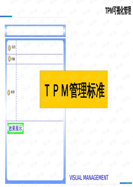 6S可视化管理与TPM标准实践 - CSDN文库