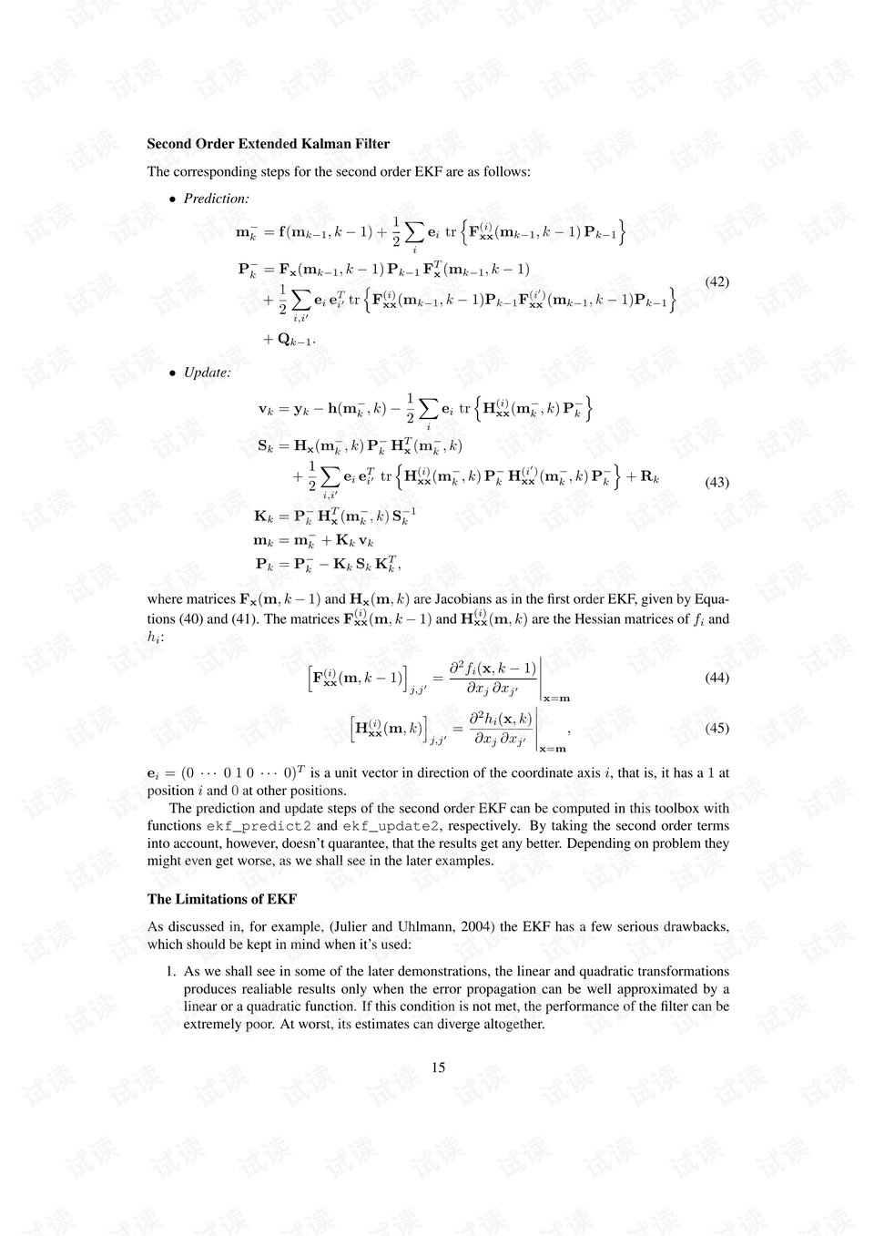 Matlab工具箱EKF/UKF手册：最优滤波与平滑 - CSDN文库