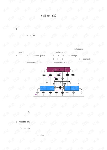 Calibre XRC：寄生参数提取与常用命令详解 - CSDN文库