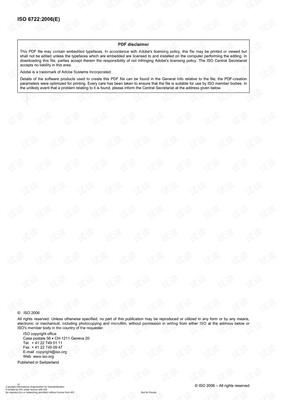 ISO6722-2006国际汽车电线标准-制造文档类资源-CSDN下载