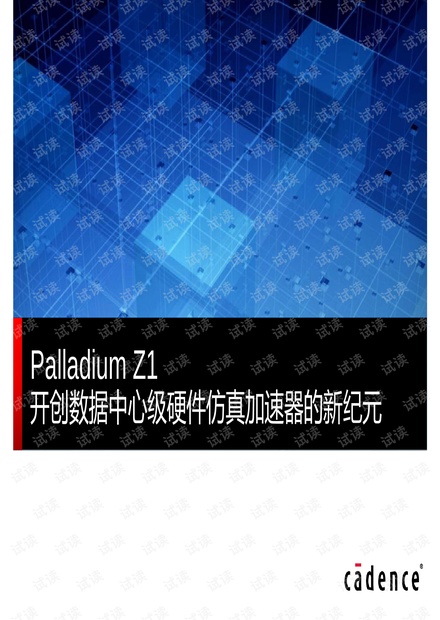Palladium Z1：数据中心级仿真加速器的革新之作 - CSDN文库
