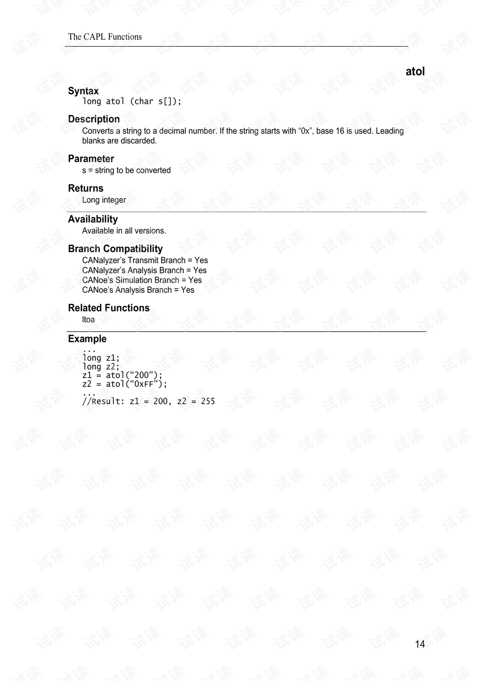 CANoe CAPL编程指南与实战示例 - CSDN文库