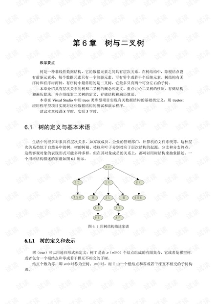 数据结构深入解析:树与二叉树 Csdn文库