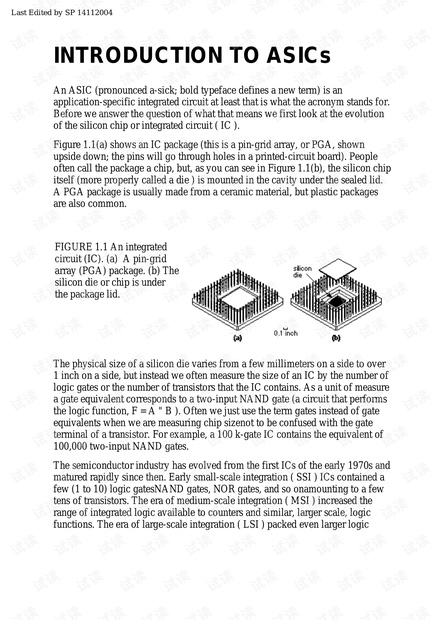 深入理解应用特定集成电路ASIC：历史与设计 - CSDN文库