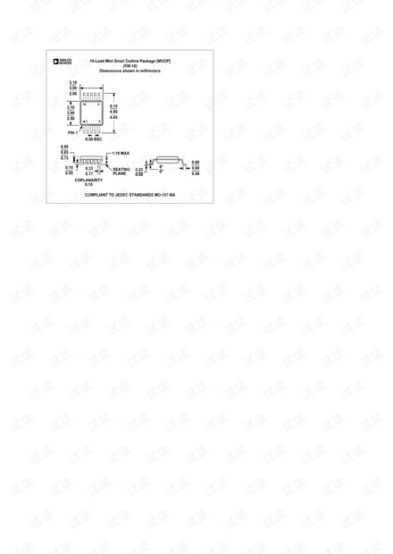 MSOP-10封装尺寸图资源-CSDN下载