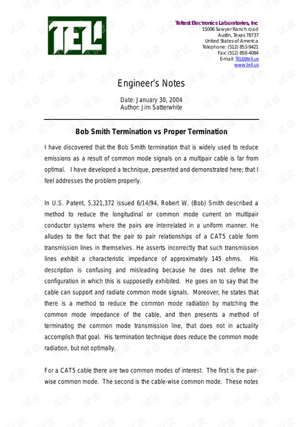 Bob_Smith_Termination_vs_Proper_Termination_bobsmith电路,bobsmith电路原理资源-CSDN下载