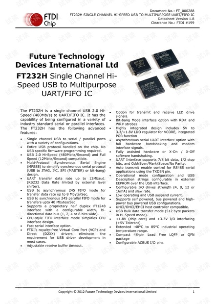 FTDIFT232HLUSBTOUART/FIFO/SPI/I2C/JTAG_ft232hspi,ft2232hl驱动资源-CSDN下载
