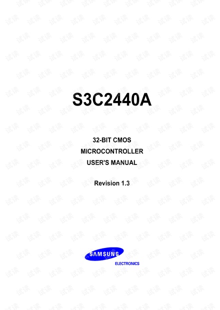 S3C2440A ARM9 芯片详细手册 - CSDN文库