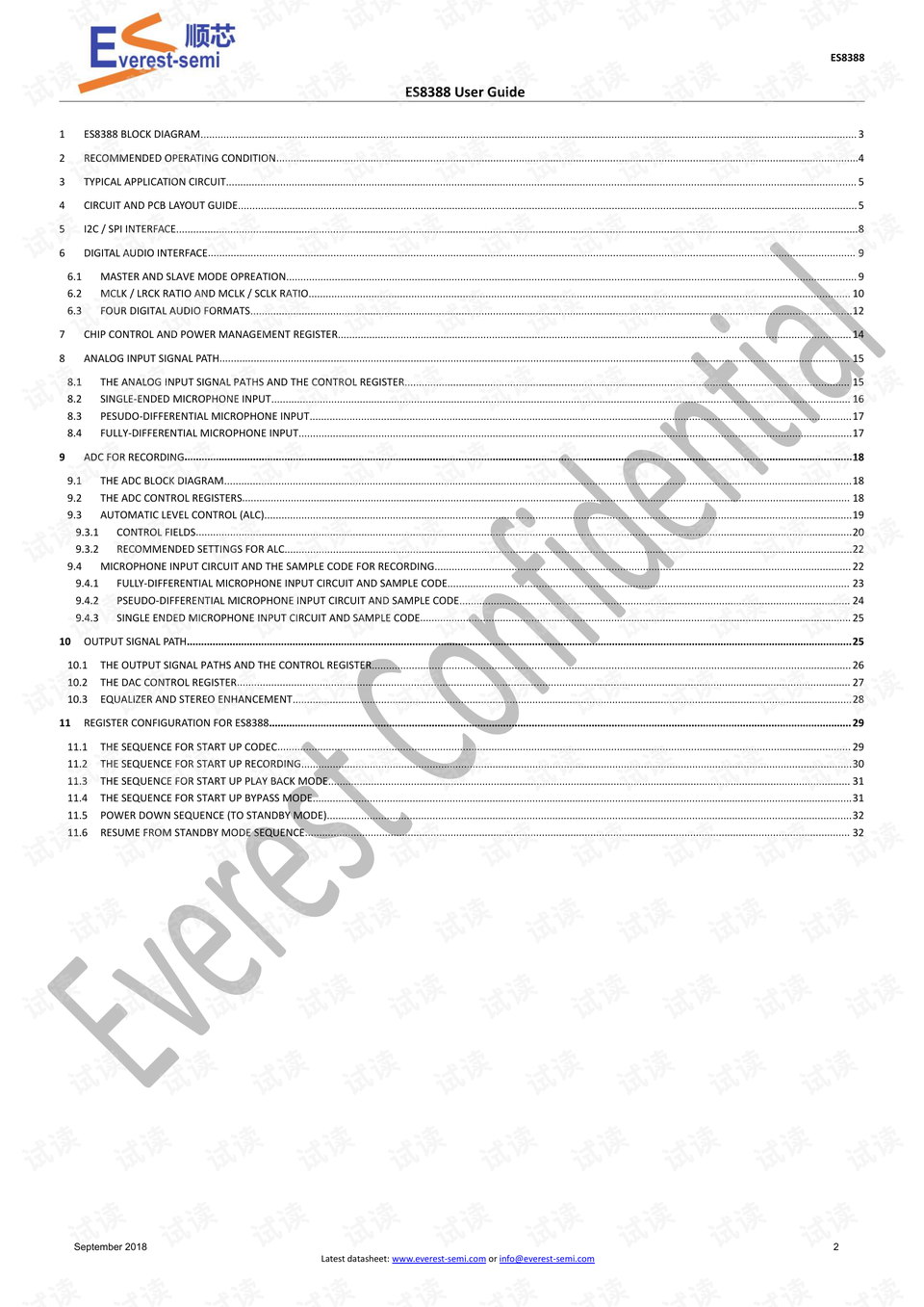 ES8388音频CodeC芯片用户手册_ES8388资源-CSDN下载