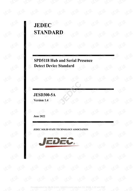 JESD300-5A2022SPD5118,SPD5108HUBANDSERIALPRESENCEDETECT_M88SPD5118资源-CSDN下载