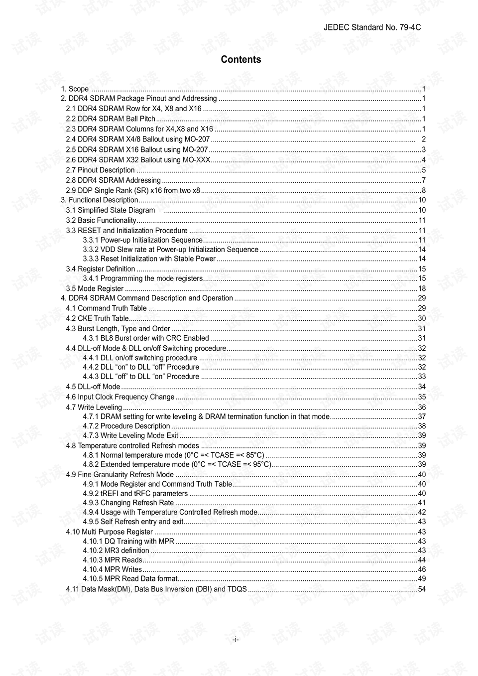 JESD79-4C：DDR4SDRAMStandard(DDR4标准)-最新完整版-带详细书签(265页)_ddr4资源-CSDN下载